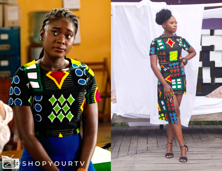 Death in Paradise: Season 13 Episode 4 Naomi's Printed Top | Shop Your TV