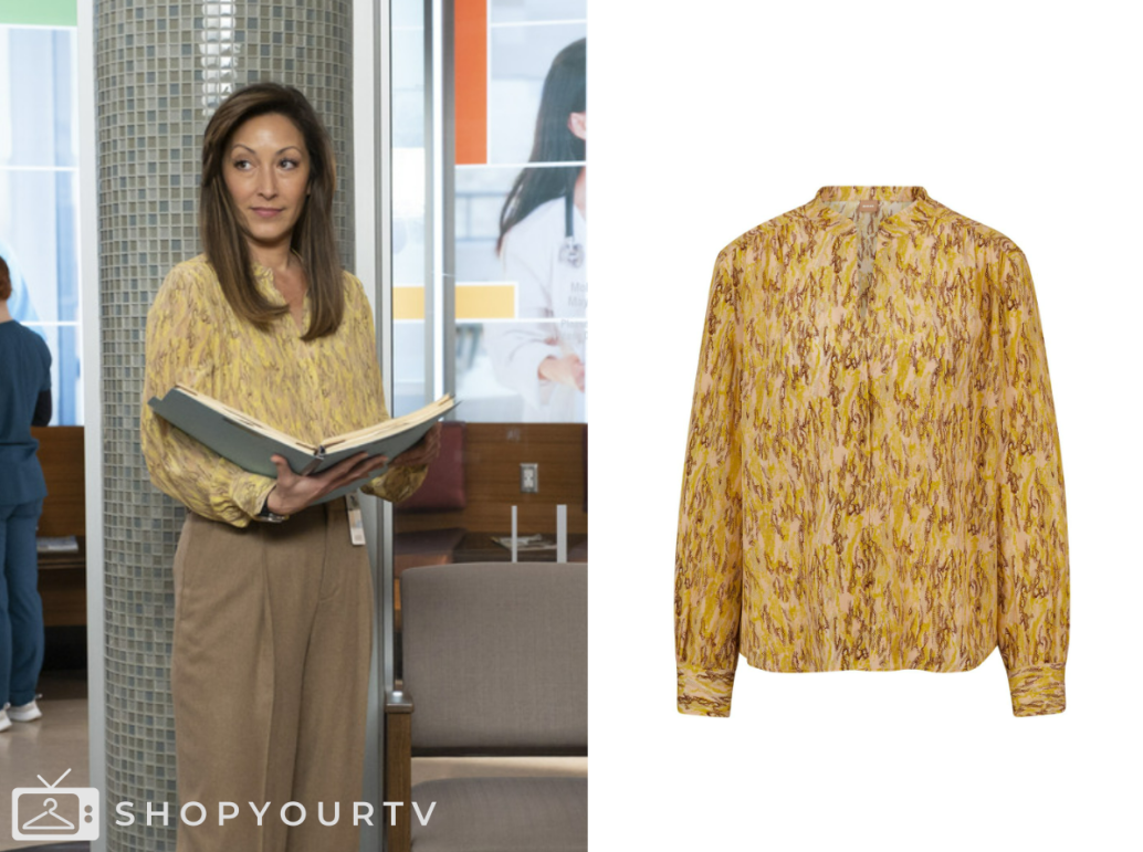 The Good Doctor: Season 7 Episode 4 Audrey's Yellow Shirt | Shop Your TV