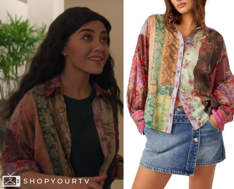 NCIS Hawaii: Season 2 Episode 12 Kai's Blue Print Shirt | Shop Your TV