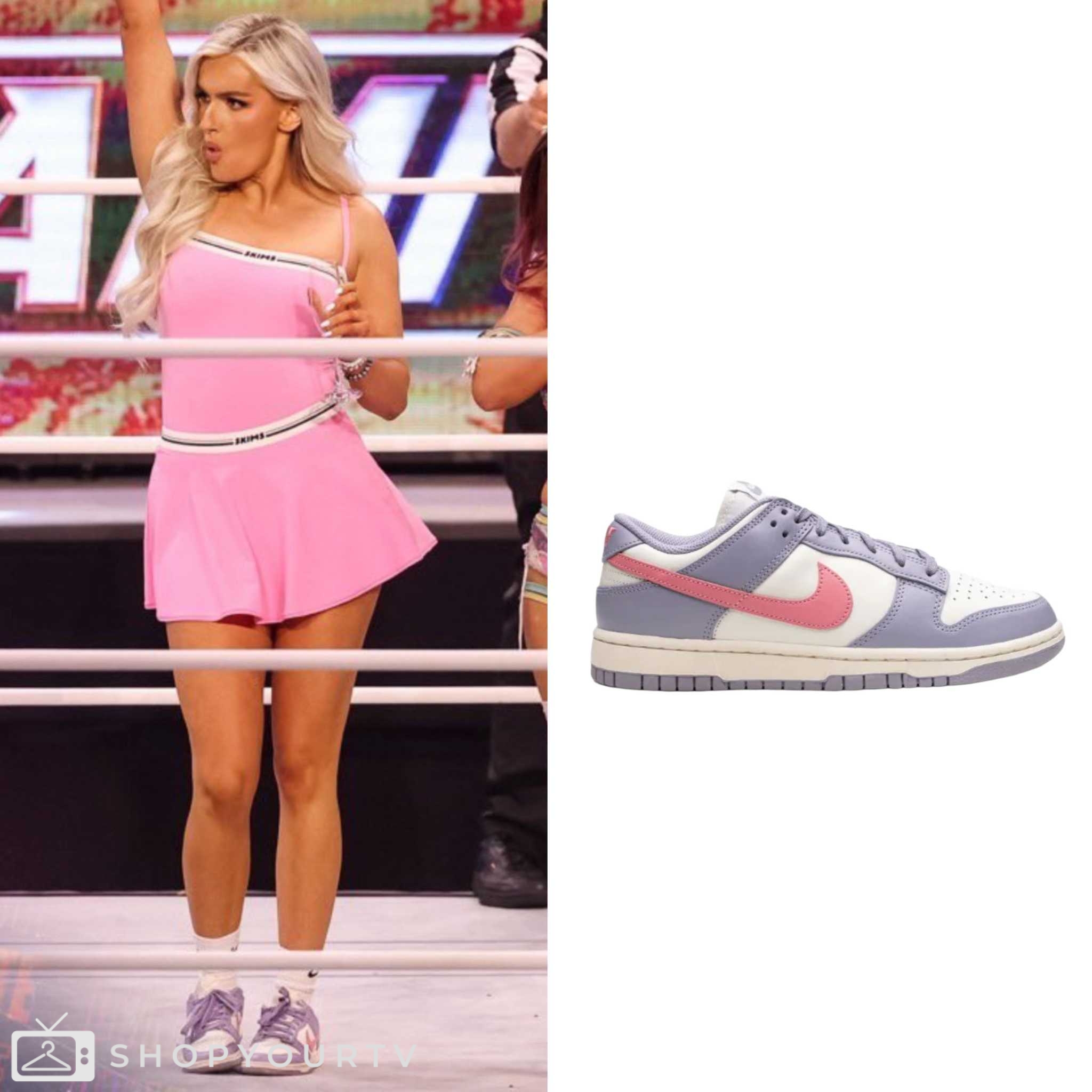 AEW Dynamite: April 2024 Mariah's Purple and Pink Sneakers | Shop Your TV