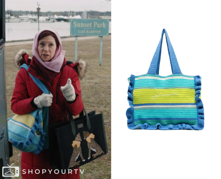 Elsbeth: Season 1 Episode 4 Elsbeth's Crochet Striped Tote Bag | Shop ...