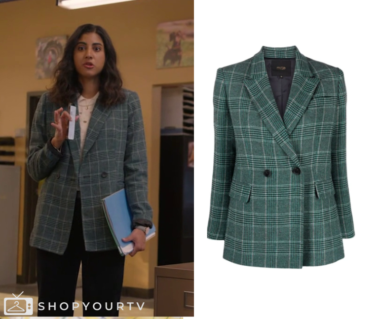 Animal Control: Season 2 Episode 7 Emily's Plaid Blazer | Shop Your TV