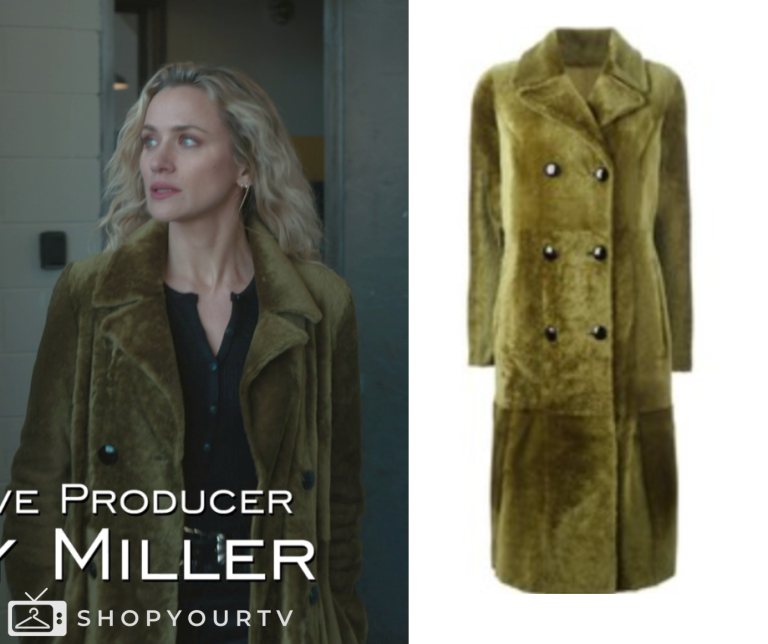 FBI Most Wanted: Season 5 Episode 7 Nina's Olive Coat | Shop Your TV