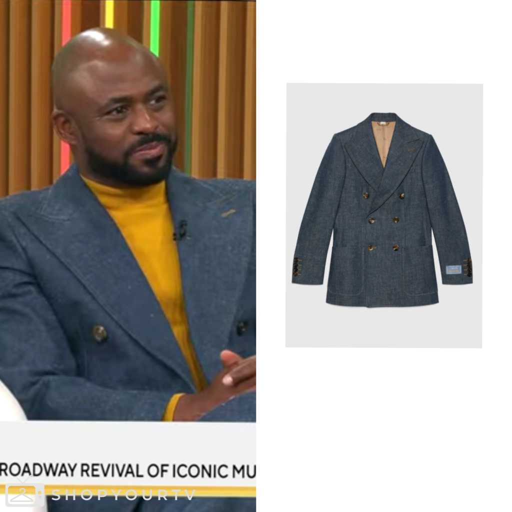 CBS Mornings: April 2024 Wayne Brady’s Denim Blazer | Shop Your TV