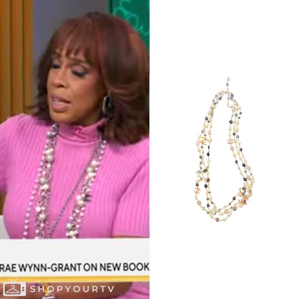 CBS Mornings: April 2024 Gayle King’s Pearl Statement Necklace | Shop ...