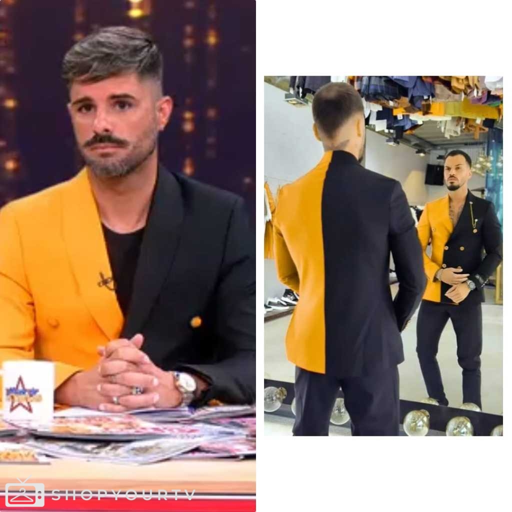Noite das Estrelas: April 2024 Rui's Bicolor Suit | Shop Your TV