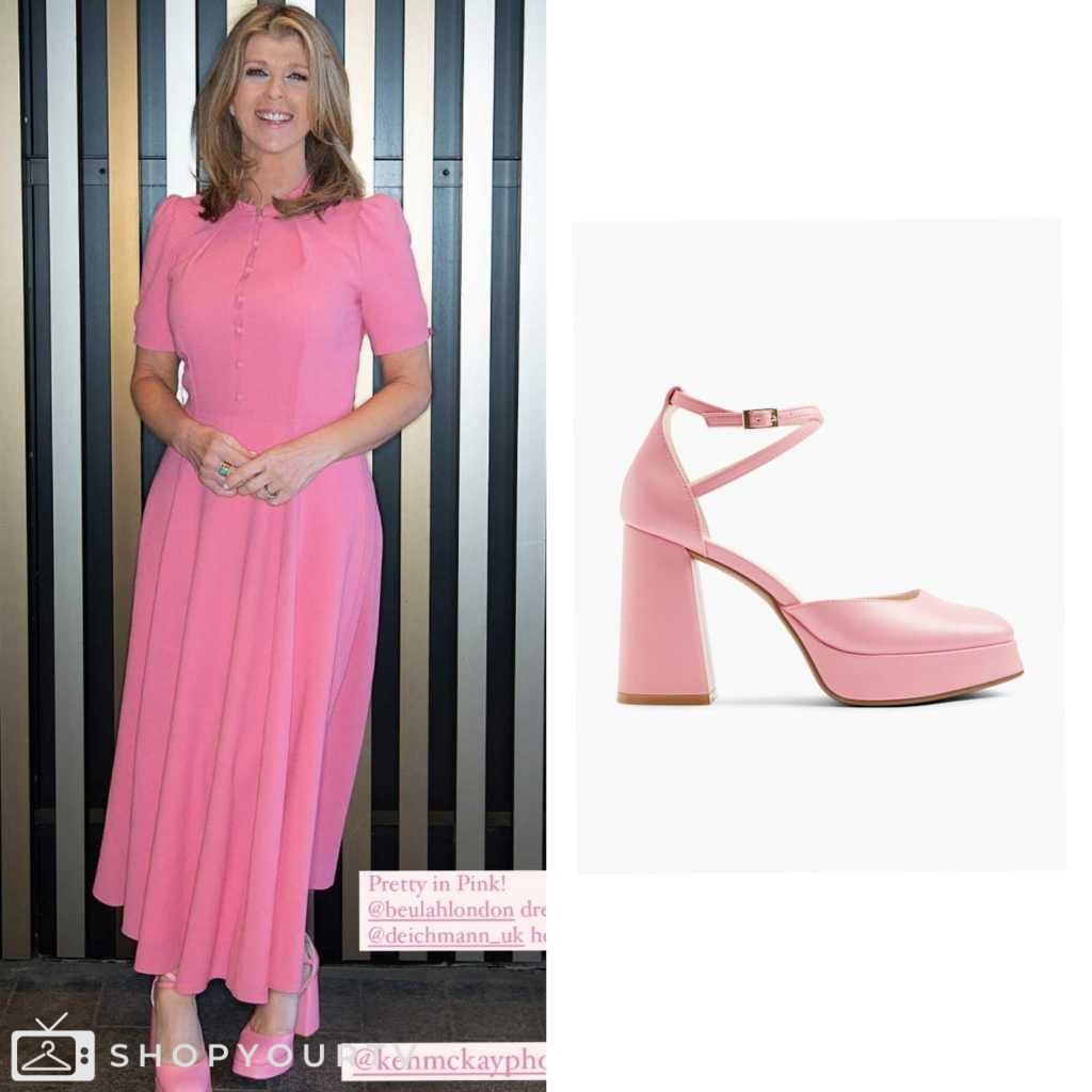 Good Morning Britain: April 2024 Kate Garraway’s Pink Platforms | Shop ...