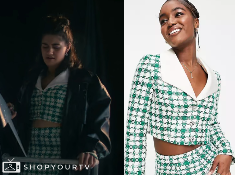 Heartbreak High: Season 2 Episode 8 Amerie's Cropped Tweed Top | Shop ...