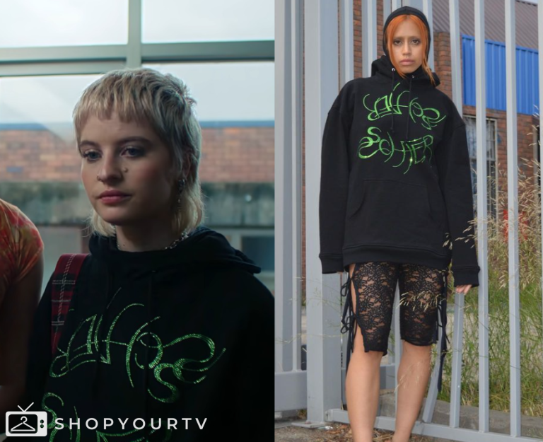 Heartbreak High: Season 2 Episode 5 Harper's Green & Black Hoodie ...