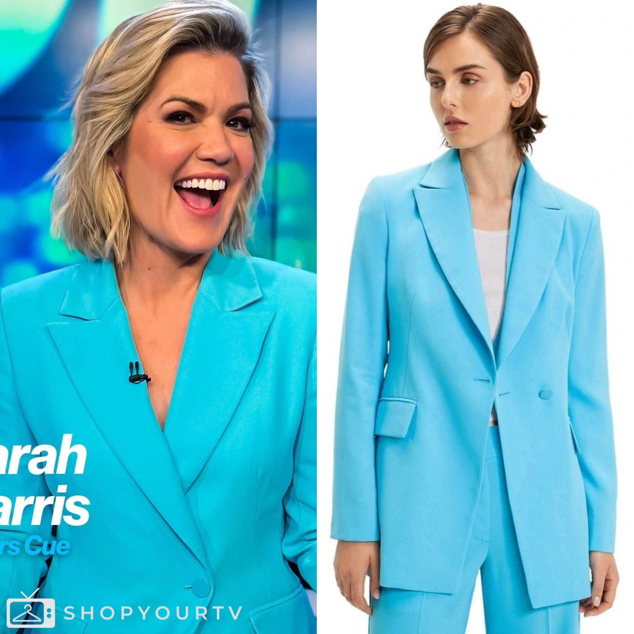 The Project: April 2024 Sara Harris’s Blue Blazer | Shop Your TV