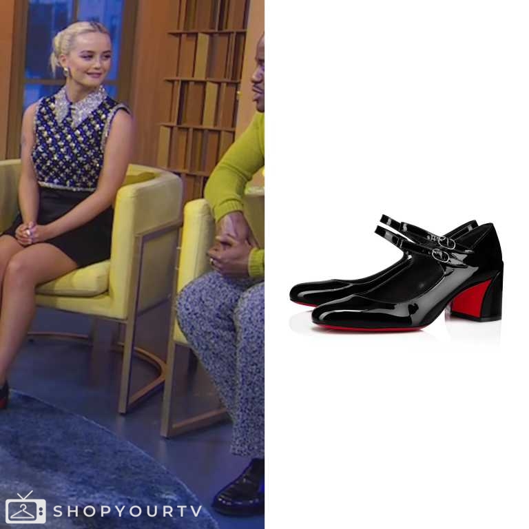Good Morning America: April 2024 Millie Gibson’s Black Patent Pumps ...