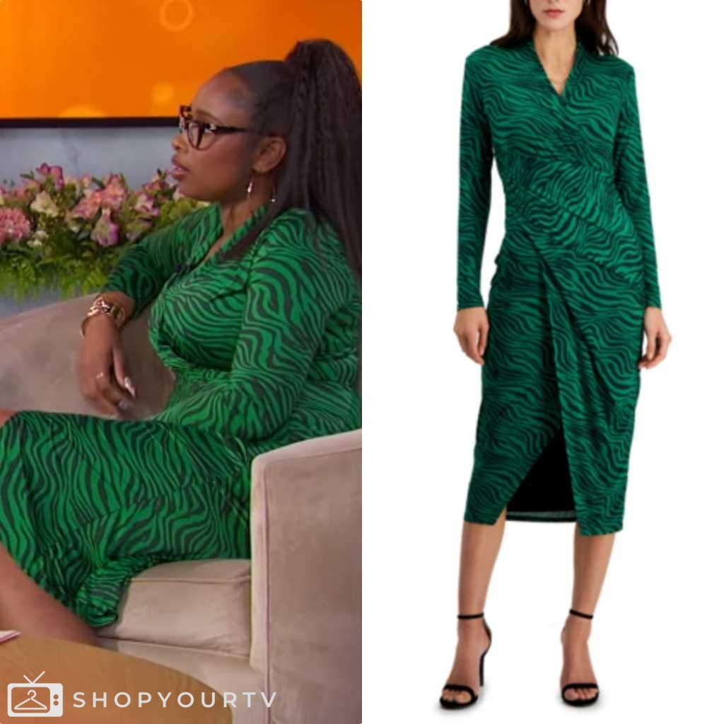 The Jennifer Hudson Show: April 2024 Jennifer’s Zebra Dress | Shop Your TV