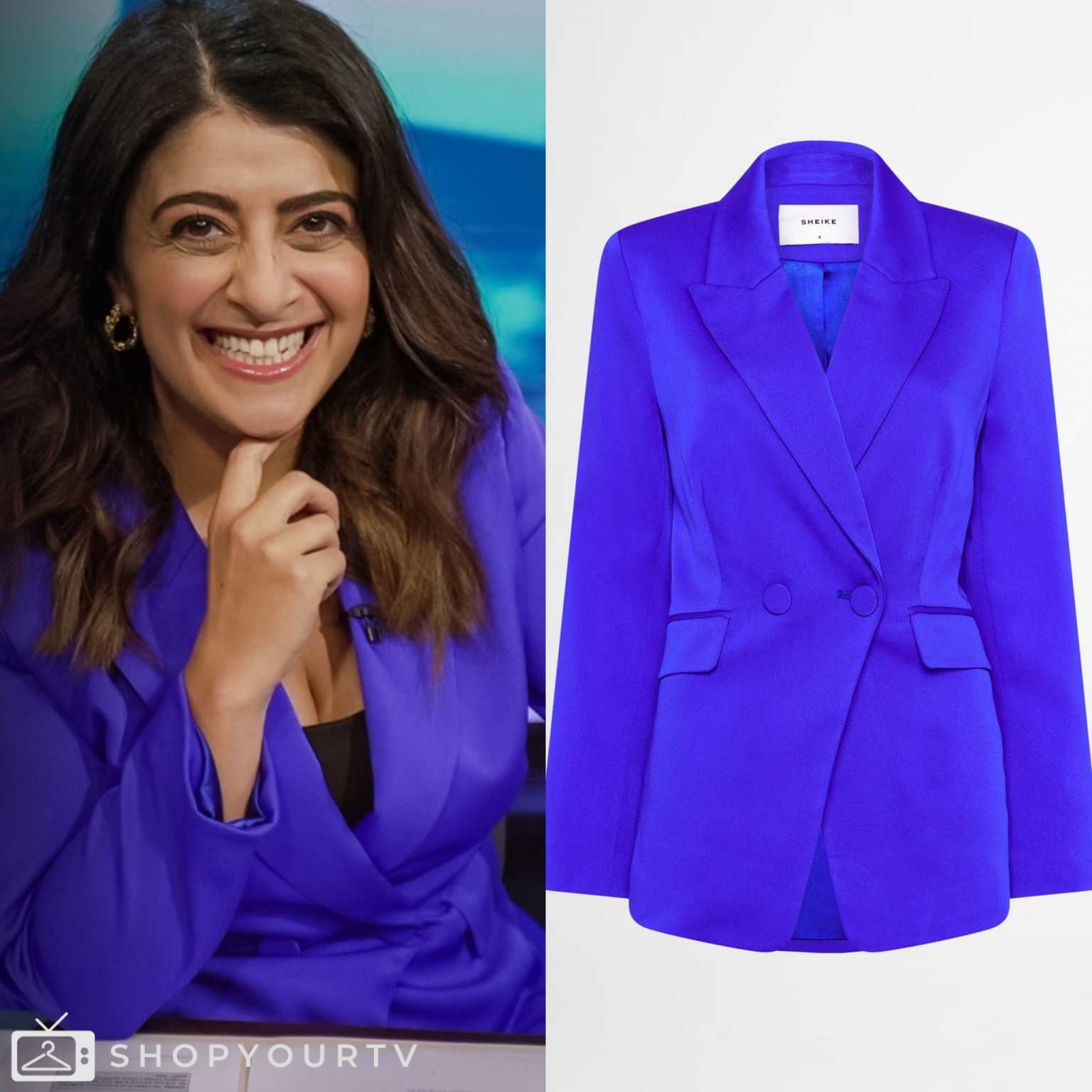 The Project: April 2024 Susie Youssef’s Purple Blazer | Shop Your TV