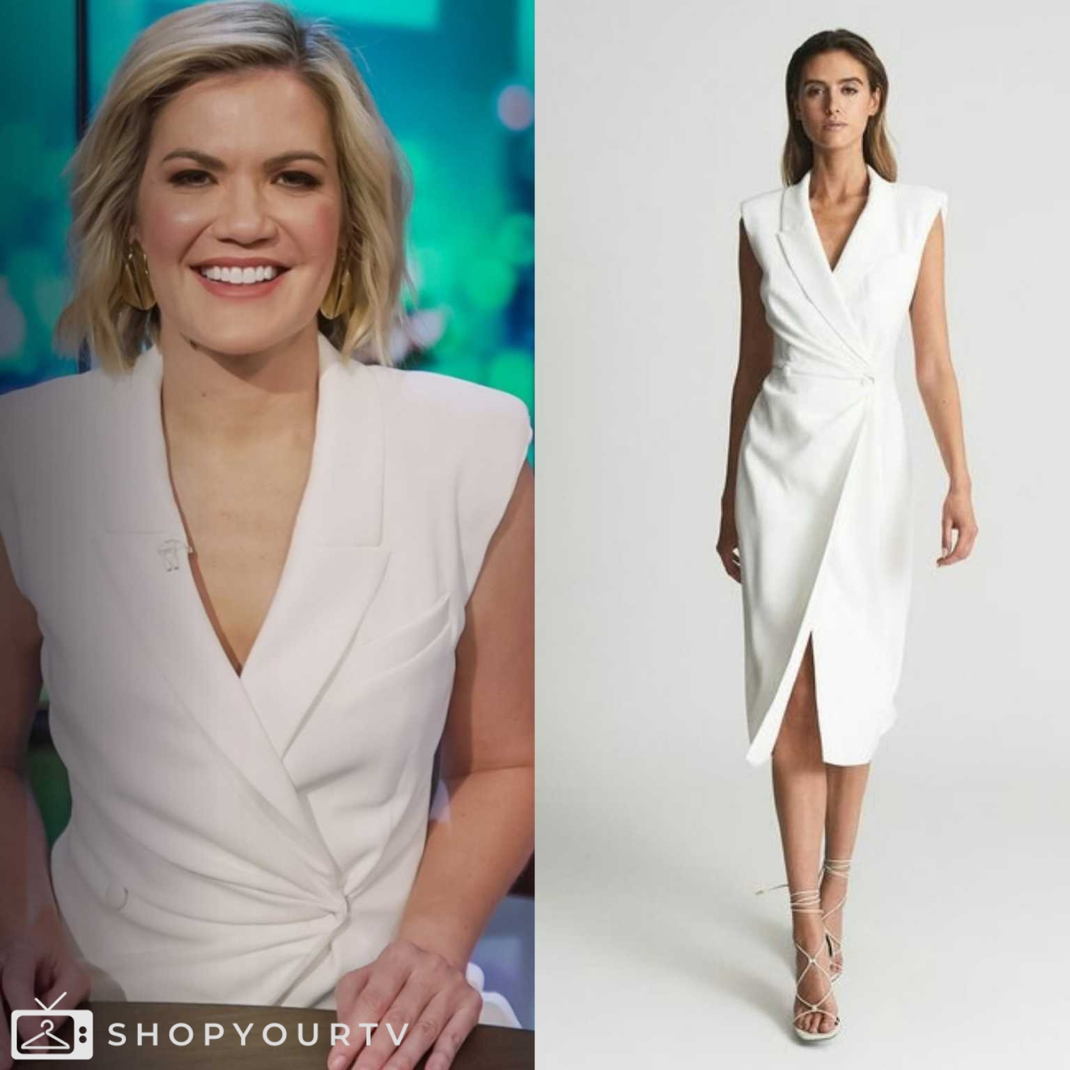 The Project: April 2024 Sara Harris’s White Dress | Shop Your TV