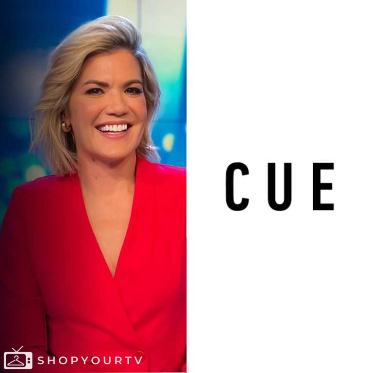 The Project: April 2024 Sara Harris’s Red Blazer | Shop Your TV