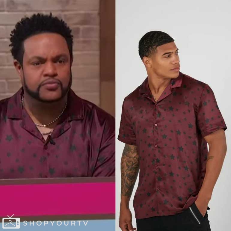 Sherri: April 2024 Jawn Murray’s Star Print Camp Shirt | Shop Your TV