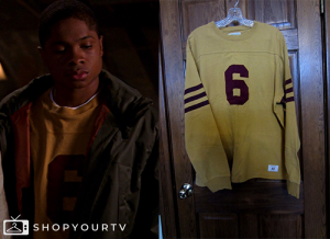 Smallville: Season 1 Episode 6 Pete's Yellow Sweater | Shop Your TV