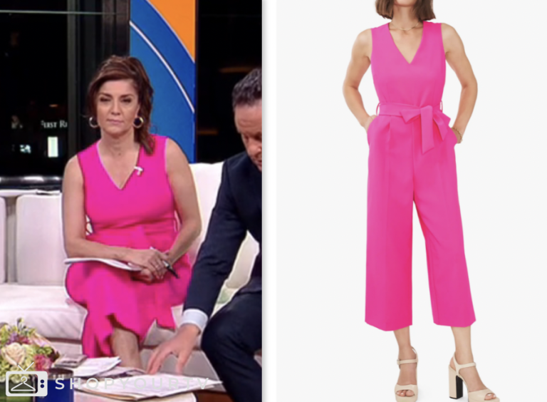 Fox and Friends: April 2024 Rachel Campos Duffy's Pink Jumpsuit | Shop ...