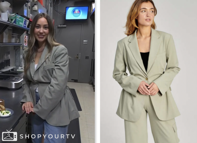 The Today Show: September 2023 Jill Martin's Green Leather Double ...