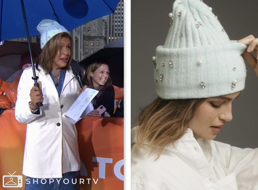 The Today Show: April 2024 Hoda Kotb's Mint Green Embellished Knit ...