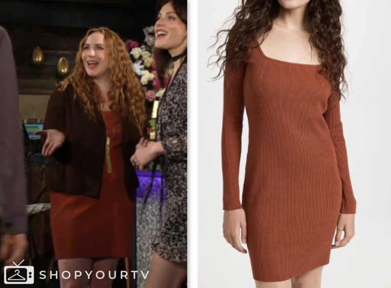 The Young and the Restless: April 2024 Mariah Copeland's Orange Knit ...