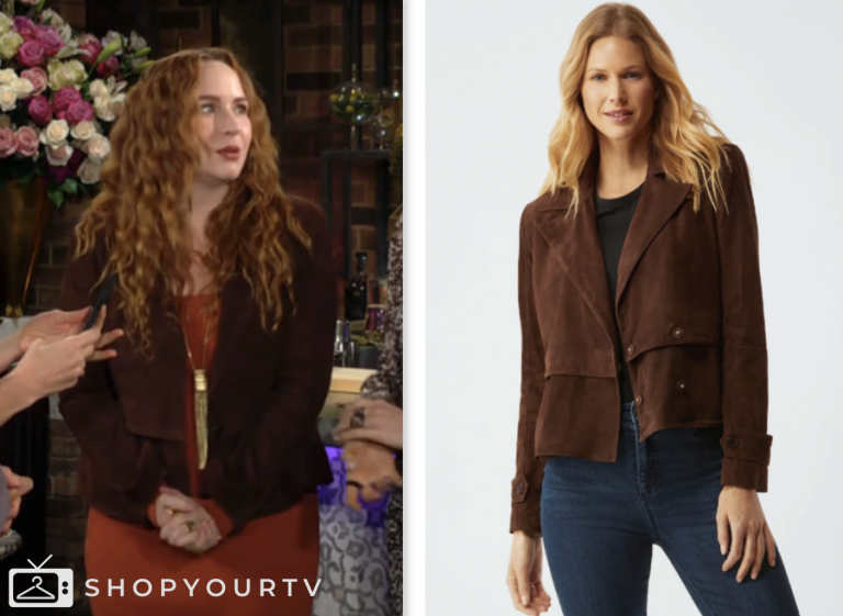 The Young and the Restless: April 2024 Mariah Copeland's Brown Suede ...
