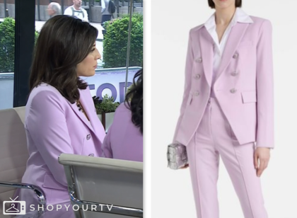 The Today Show: April 2024 Hallie Jackson's Lilac Purple Double ...