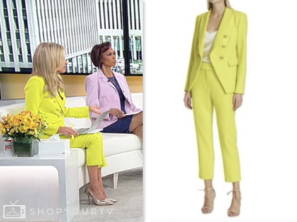 Outnumbered: April 2024 Kayleigh McEnany's Yellow Blazer and Pant Suit ...
