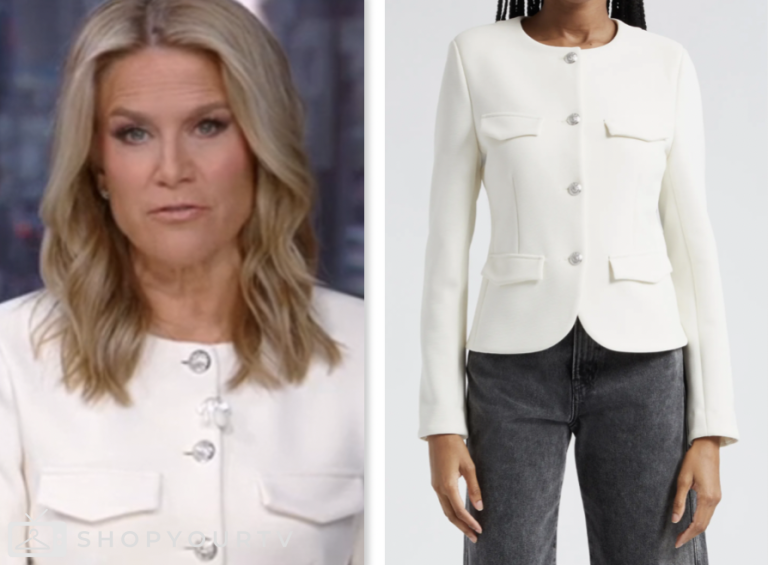 The Story: May 2024 Martha MacCallum's Blue Tweed Jacket | Shop Your TV
