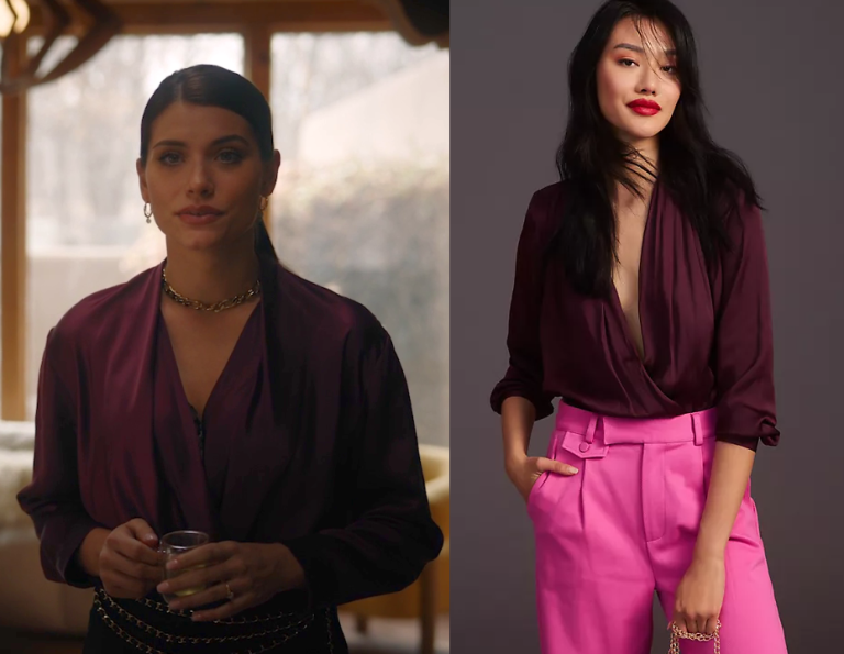 The Cleaning Lady: Season 3 Episode 6 Nadia's Purple Wrap Bodysuit ...