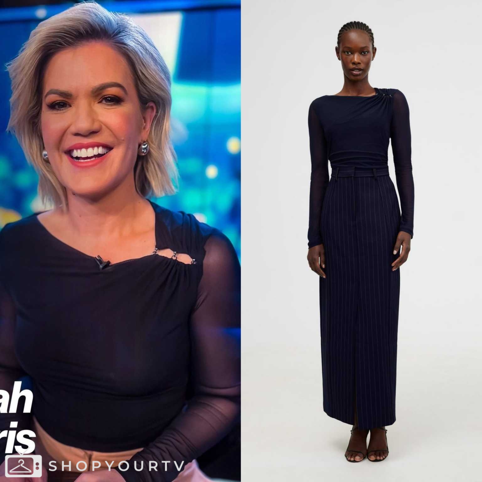 The Project: April 2024 Sara Harris’s Mesh Top | Shop Your TV