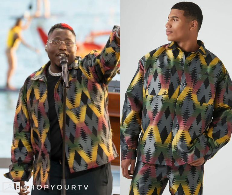 American Idol: Season 22 Episode 9 Odell Bunton Jr's Multi Color Geo ...