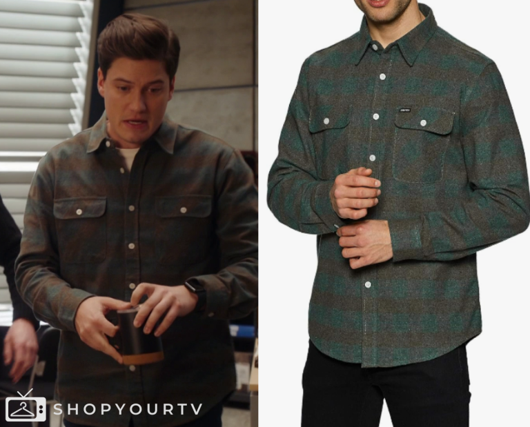Hudson and Rex: Season 6 Episode 13 Jesse's Grey/Green Plaid Shirt ...
