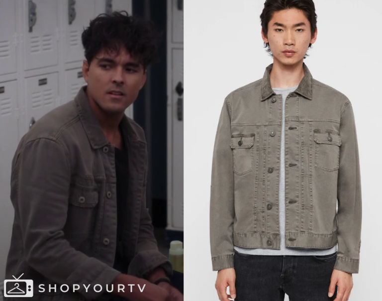 Greys Anatomy: Season 20 Episode 4 Lucas' Grey Denim Jacket with Cord ...