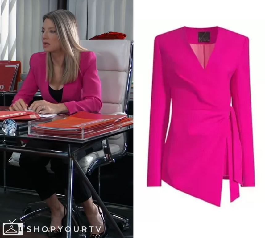 General Hospital: April 2024 Nina's Hot Pink Blazer | Shop Your TV