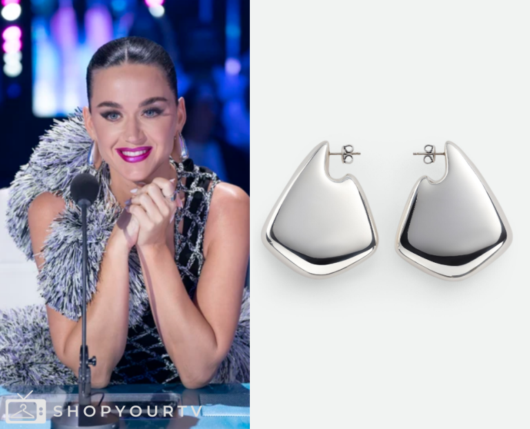 American Idol: Season 22 Episode 10 Katy Perry's Silver Earrings | Shop ...