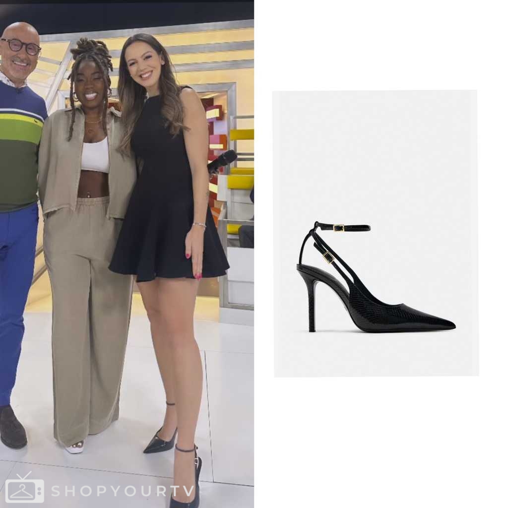 Manhã CM: March 2024 Ágata’s Black Pumps | Shop Your TV
