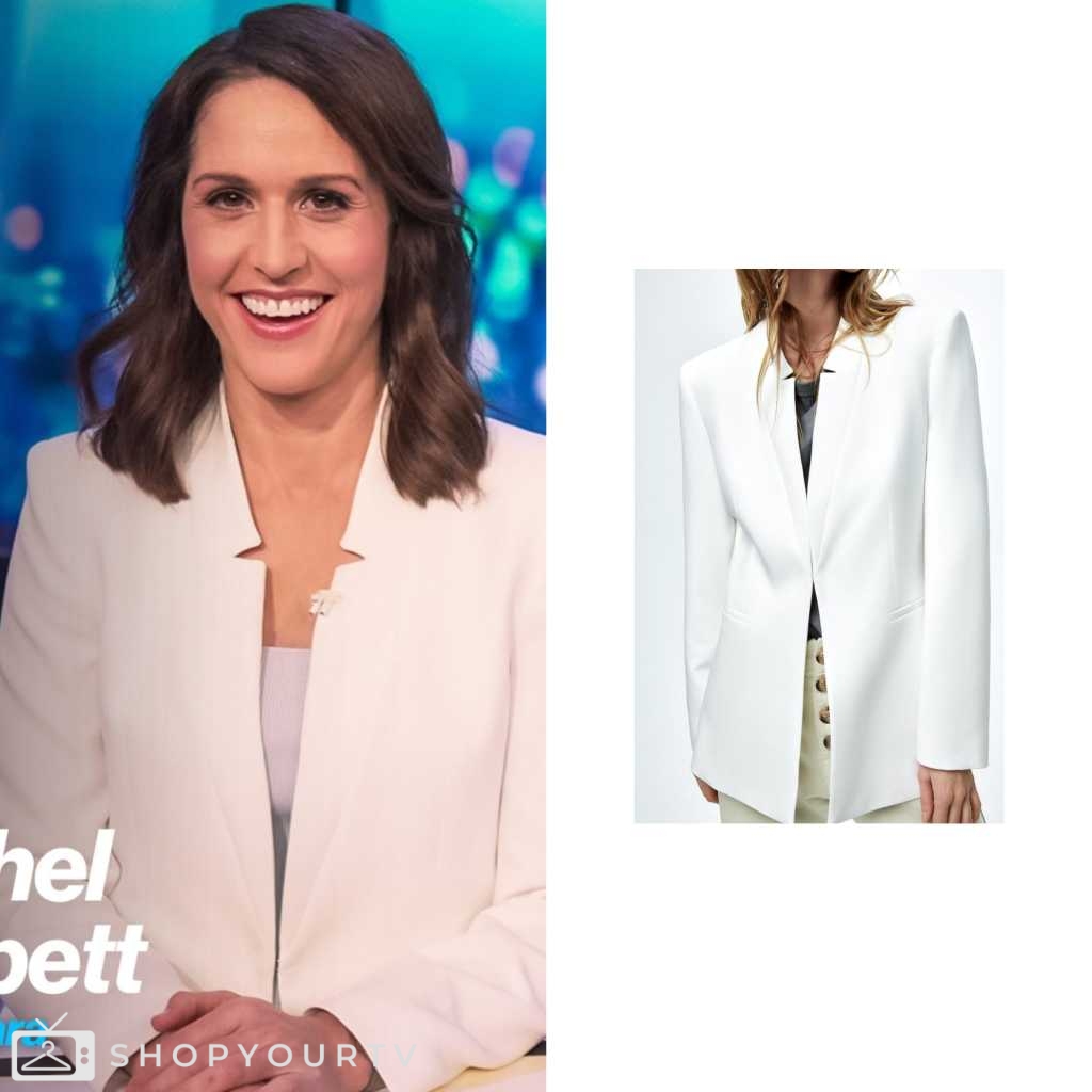 The Project: May 2024 Rachel Corbett’s White Blazer | Shop Your TV