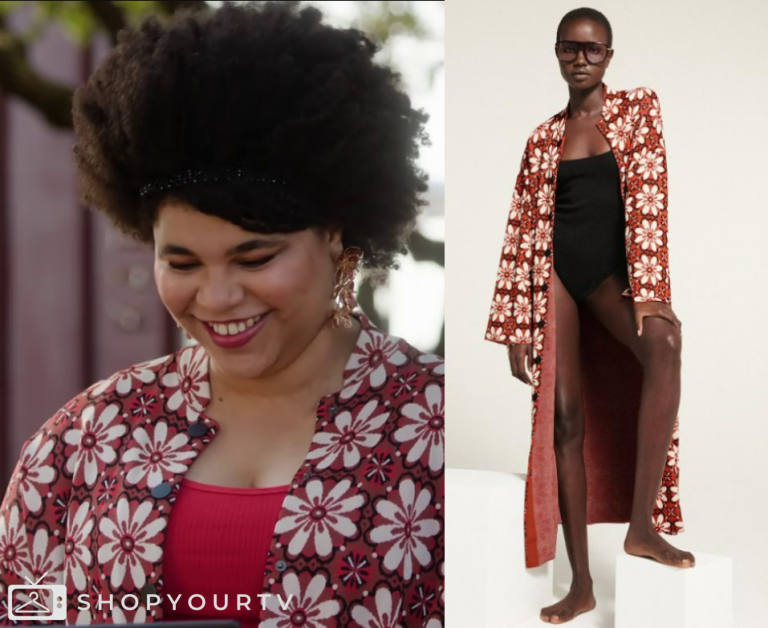 My Life is Murder: Season 4 Epsiode 1 Madison's Red & White Floral Maxi ...