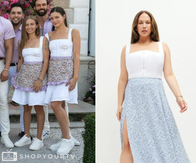 Vanderpump Villa: Season 1 Promo Grace Cottrell's White Linen Corset ...