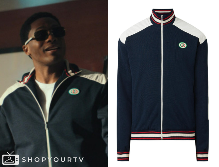BMF: Season 3 Episode 6 Black Gucci Zip Jacket | Shop Your TV