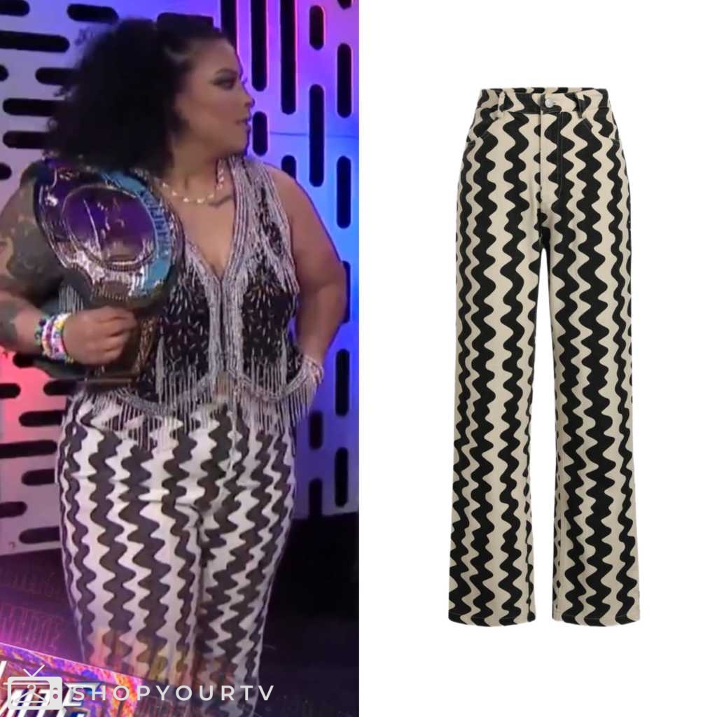 AEW Dynamite May 2024: Willow's Striped Pants | Shop Your TV