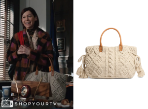 Elsbeth: Season 1 Episode 7 Elsbeth's Cable Knit Tote Bag | Shop Your TV