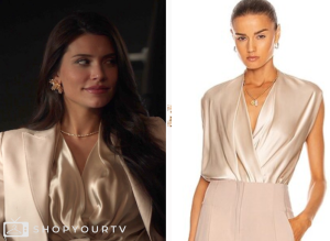 The Cleaning Lady: Season 3 Episode 9 Nadia's Wrap Bodysuit | Shop Your TV