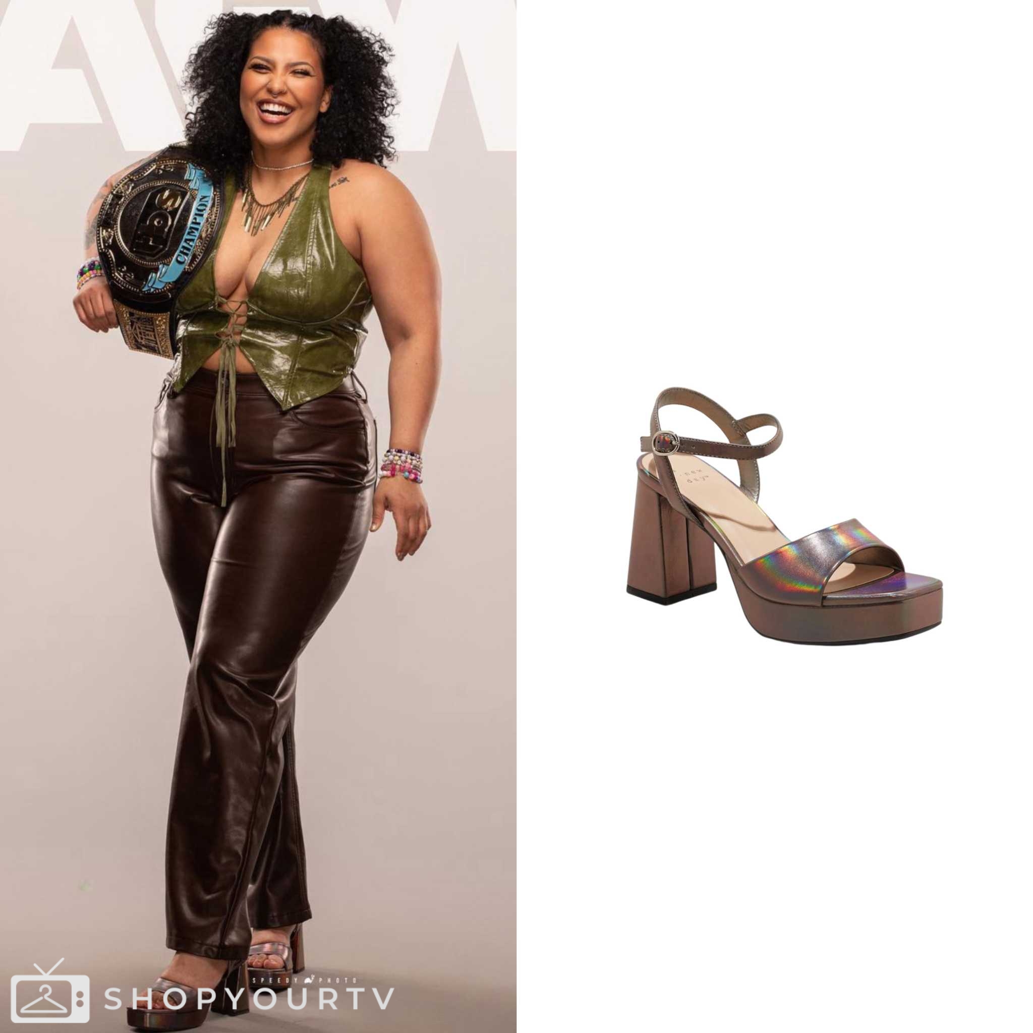 AEW Dynamite May 2024: Willow's Iridescent Heels | Shop Your TV