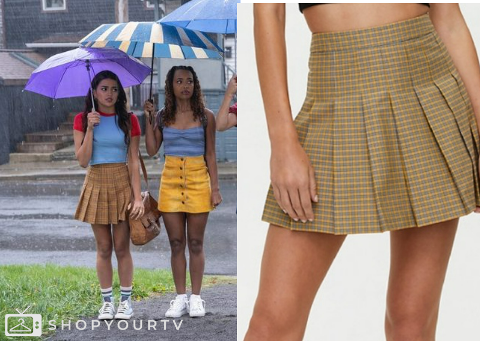 Pretty Little Liars Summer School: Season 2 Noa's Pleated Mini Skirt ...