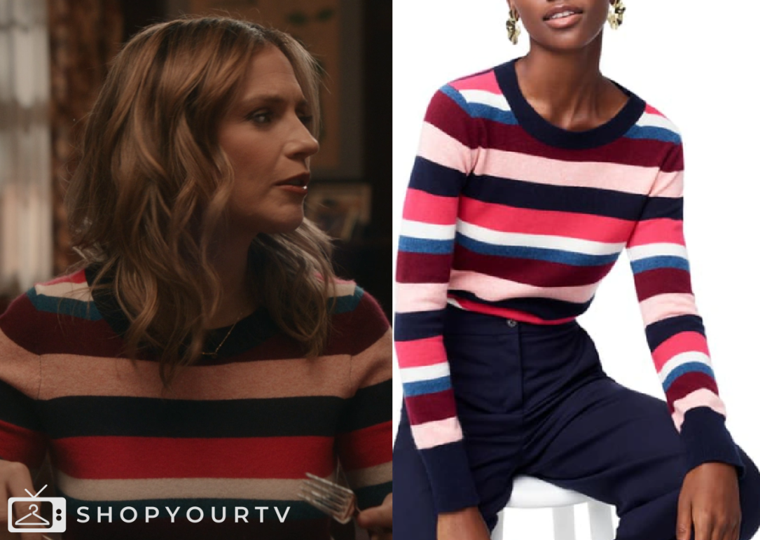 Blue Bloods: Season 14 Episode 8 Eddie's Striped Sweater | Shop Your TV