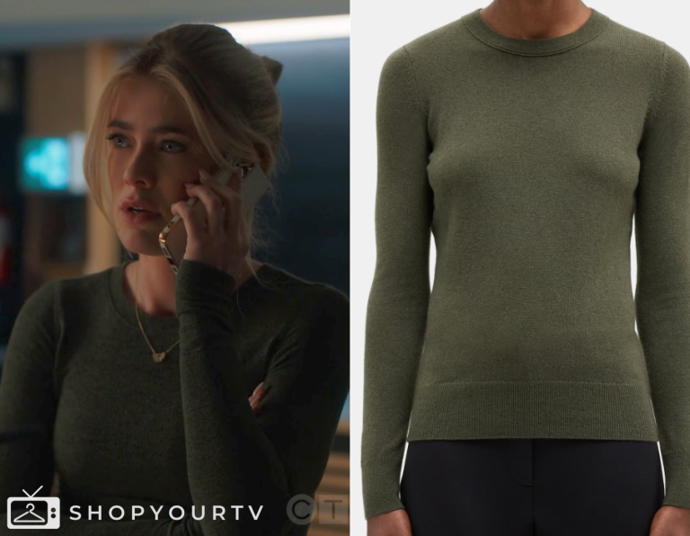 Tracker: Season 1 Episode 11 Dory's Green Cashmere Sweater | Shop Your TV