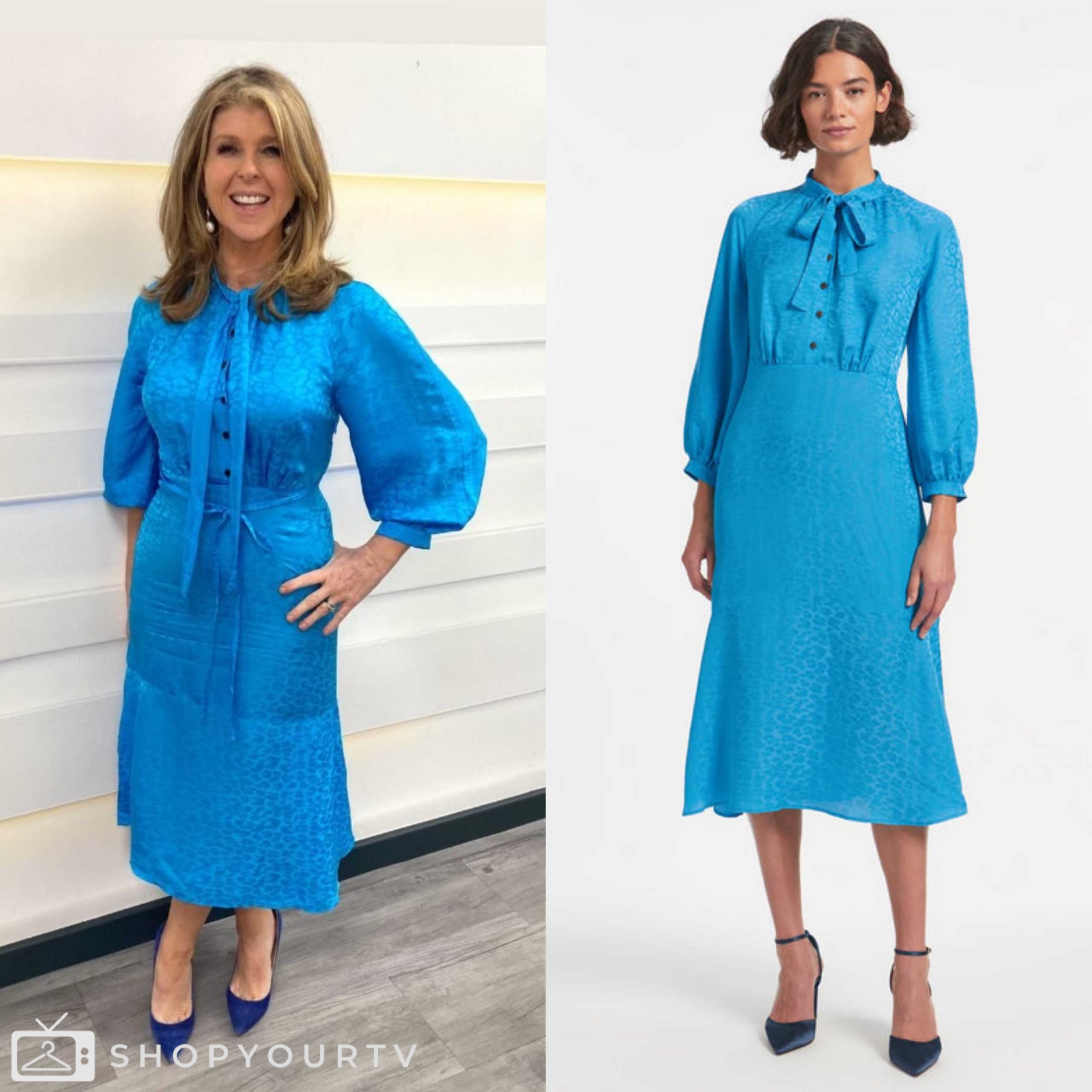 Good Morning Britain May 2024 Kate Garraway s Blue Midi Dress Shop Good Morning Britain May 2024 Kate Garraway s Blue Midi Dress Shop