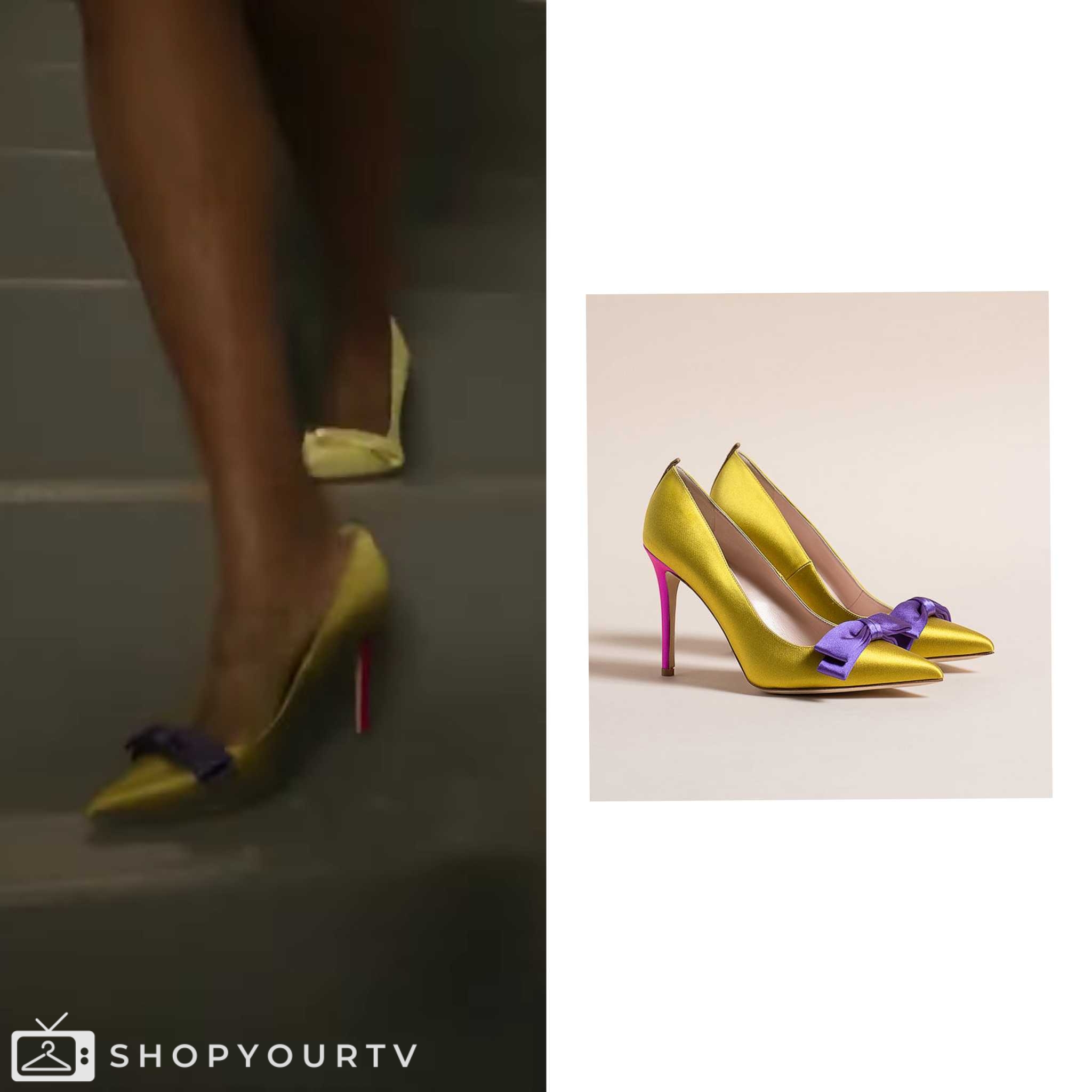 CBS Mornings: May 2024 Gayle King’s Satin Bicolor Pumps | Shop Your TV